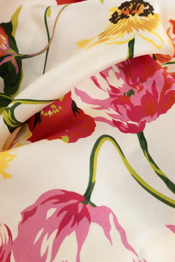 Kenzo Silk Scarf - Multicolour