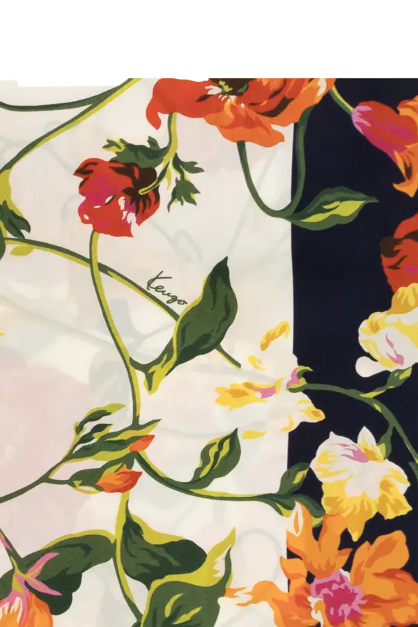 Kenzo Silk Scarf - Multicolour