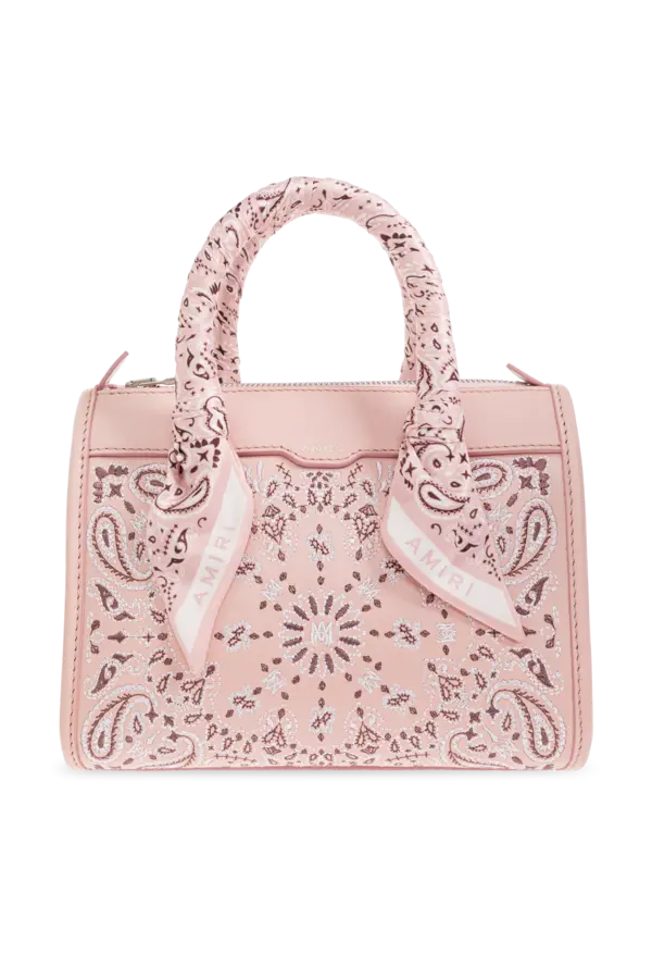 Amiri Bandana Micro Bag - Pink