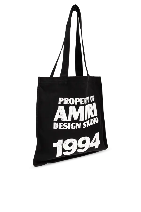 Amiri Cotton Tote Bag With Print