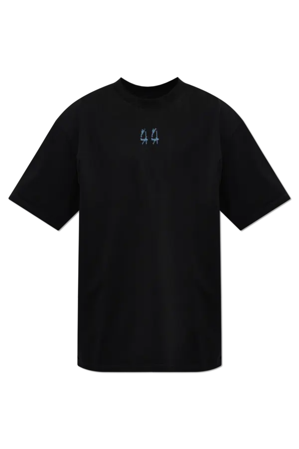 44 LABEL GROUP T-shirt With Printed Logo - Black