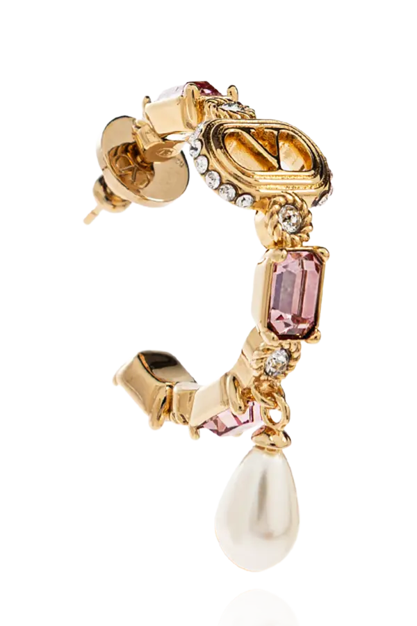Valentino Garavani Earrings With Shimmering Crystals