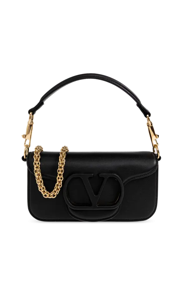 Valentino Garavani Full-grain Leather Shoulder Bag