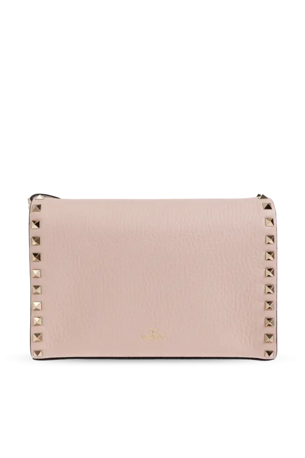 Valentino Garavani Studded Leather Shoulder Bag - Pink