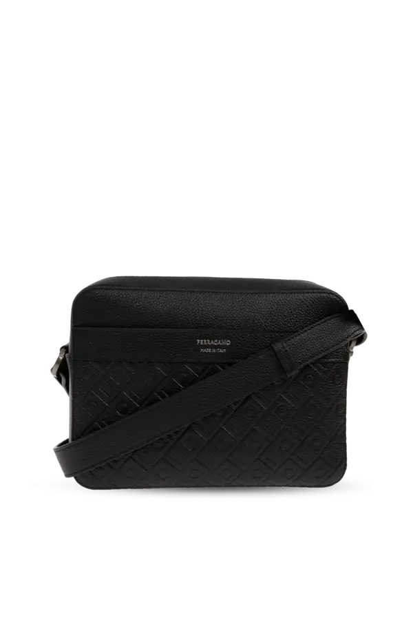 FERRAGAMO Leather Bag With Monogram