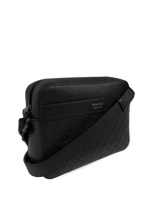 FERRAGAMO Leather Bag With Monogram