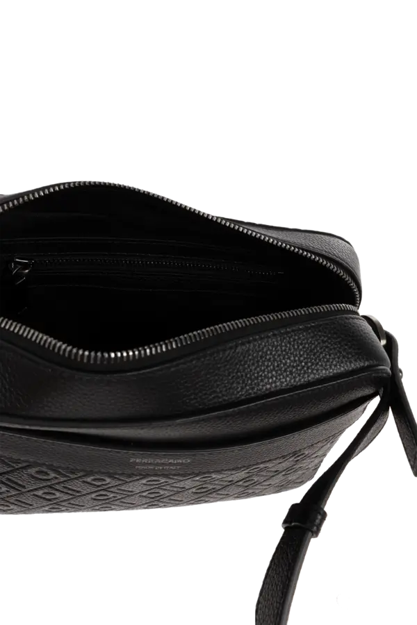 FERRAGAMO Leather Bag With Monogram