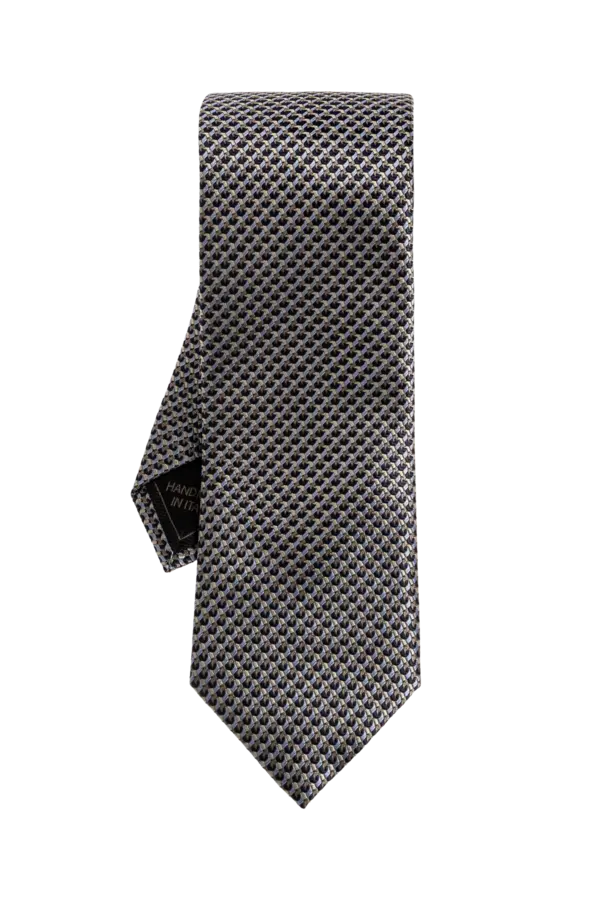 Brioni Silk Tie - Silver