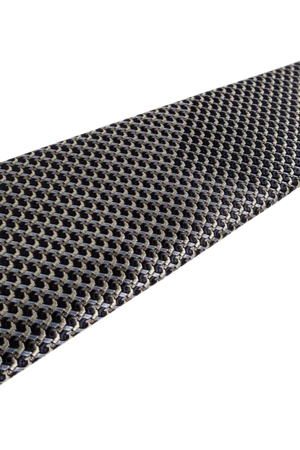 Brioni Silk Tie - Silver