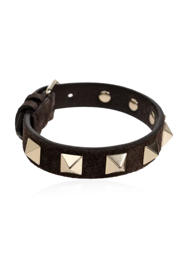 Valentino Garavani Suede Bracelet With Studs