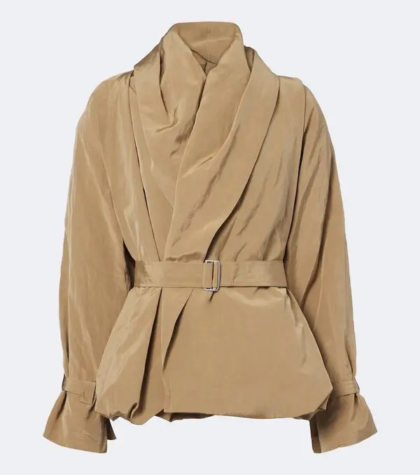 Magda Butrym Belted Technical Jacket - Beige