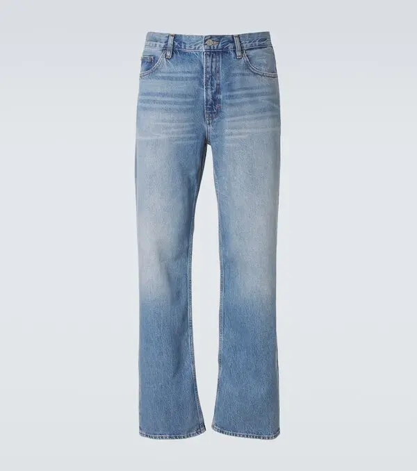 FRAME Relaxed Straight Jeans - Blue