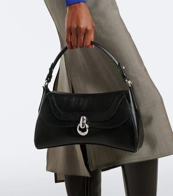 Polo Ralph Lauren Leather Top-handle Bag - Black