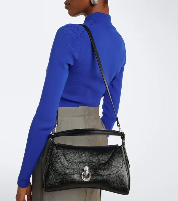 Polo Ralph Lauren Leather Top-handle Bag - Black