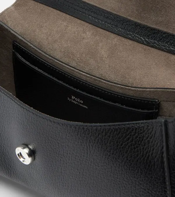 Polo Ralph Lauren Leather Top-handle Bag - Black