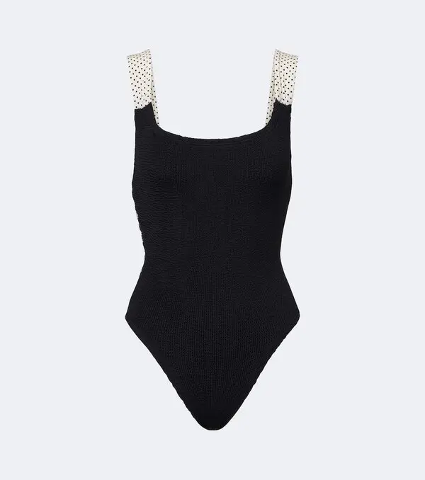 Hunza G Zoe Polka-dot Swimsuit