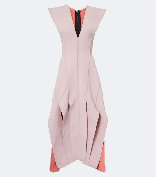 Maticevski Merit Paneled Maxi Dress - Pink
