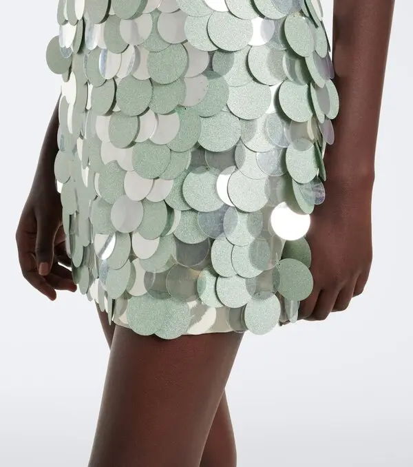 Retrofete Briggs Halterneck Sequined Mini Dress