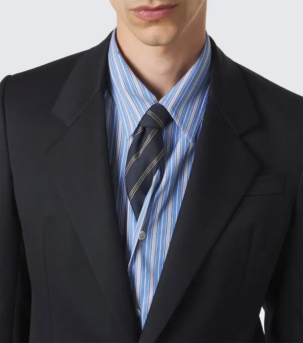 Saint Laurent Wool Gabardine Blazer