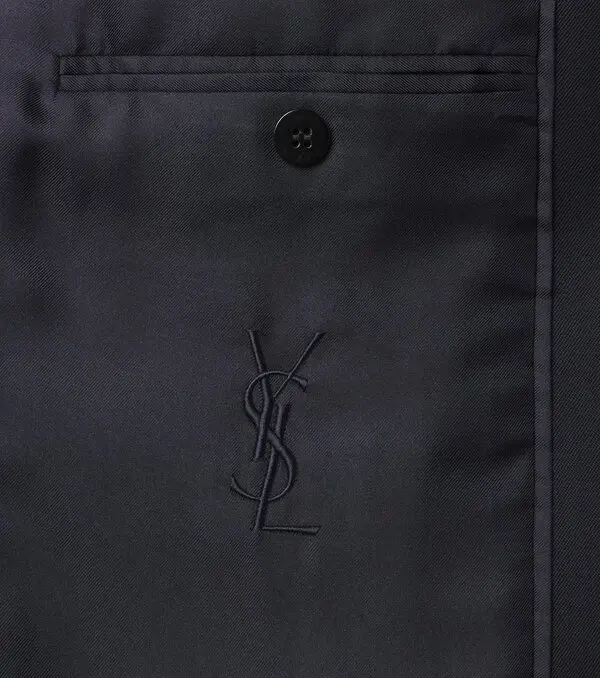 Saint Laurent Wool Gabardine Blazer