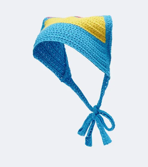 Posse Tammy Striped Cotton Head Wrap - Multicoloured