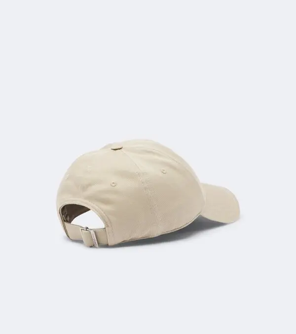 Saint Laurent Logo Cotton Gabardine Baseball Cap