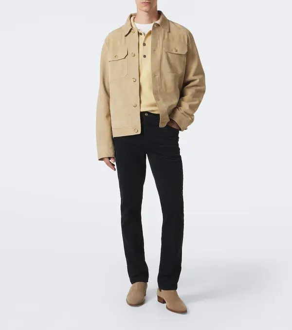 FRAME Modern Cotton Corduroy Straight Pants