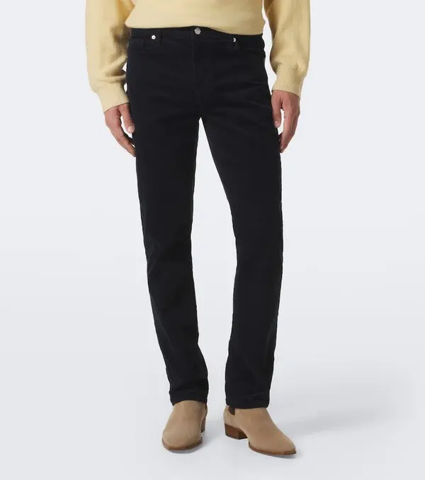 FRAME Modern Cotton Corduroy Straight Pants