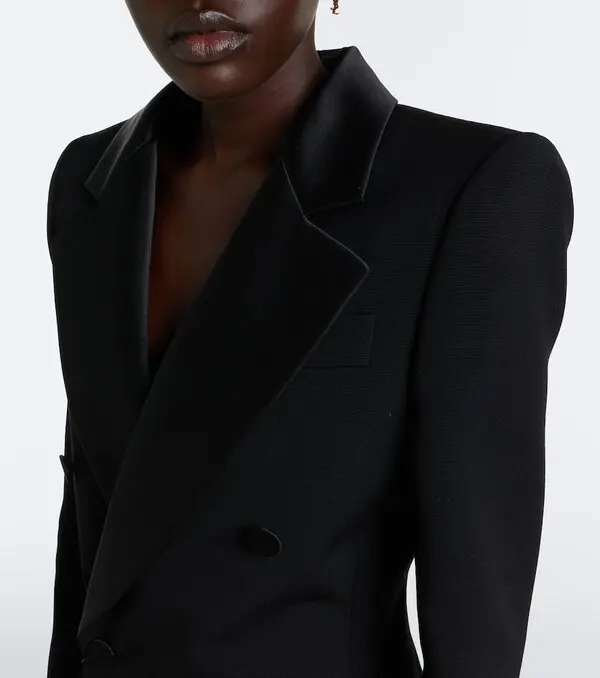 Saint Laurent Wool Blazer Dress