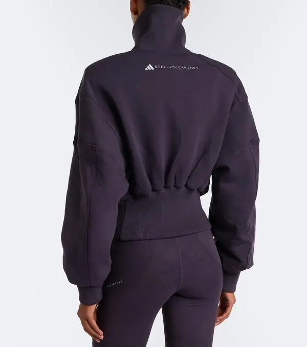 Adidas By Stella McCartney Cotton-blend Bomber Jacket