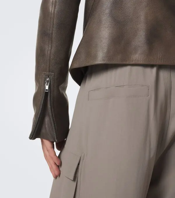 Rick Owens Release Leather Biker Jacket
