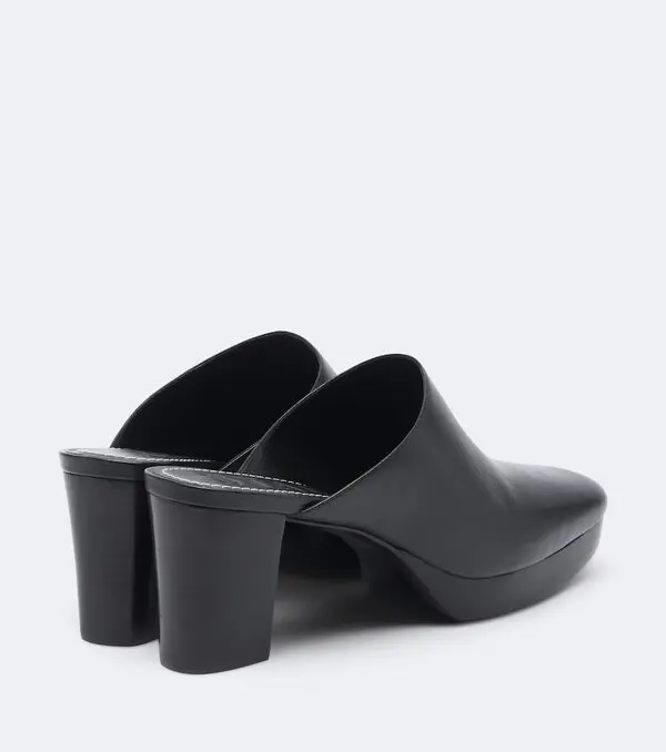 Staud Monica Leather Platform Mules