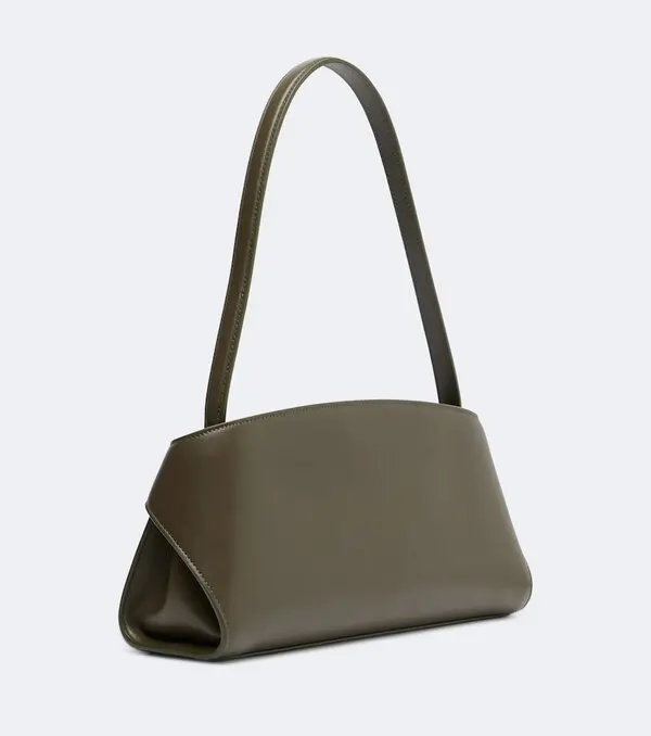 FERRAGAMO Leather Shoulder Bag - Green