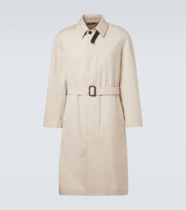 TOM FORD Cotton And Silk Wide-leg Pants - White