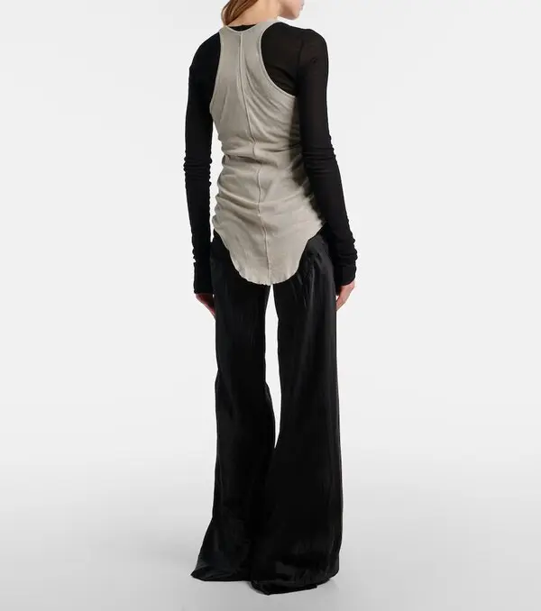 Rick Owens Bias Wide-leg Pants - Black