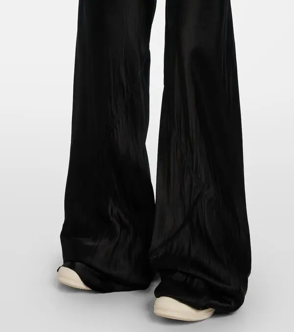 Rick Owens Bias Wide-leg Pants - Black