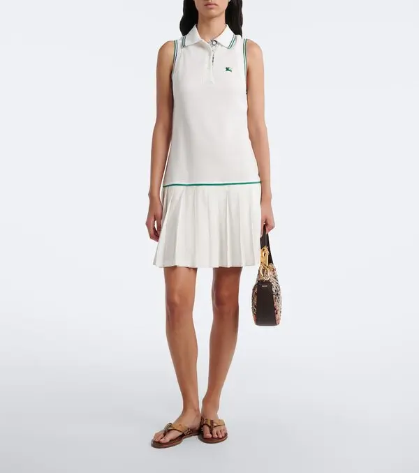Burberry Martina Cotton Piqué Tennis Dress