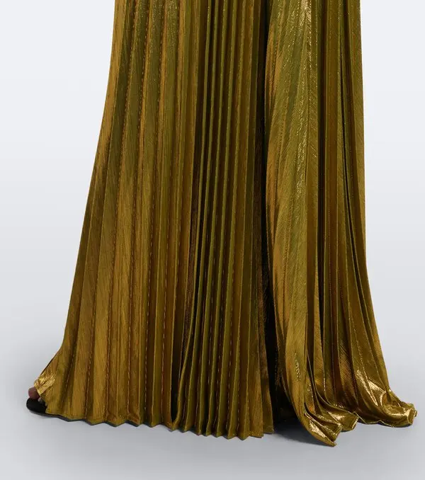 Retrofete Thalia Halterneck Gown - Green