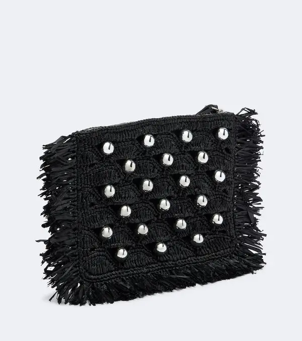 Rabanne Small Studded Clutch