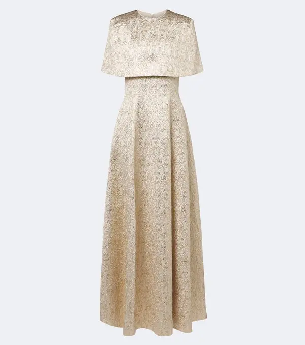 EMILIA WICKSTEAD Floral Gown - Gold