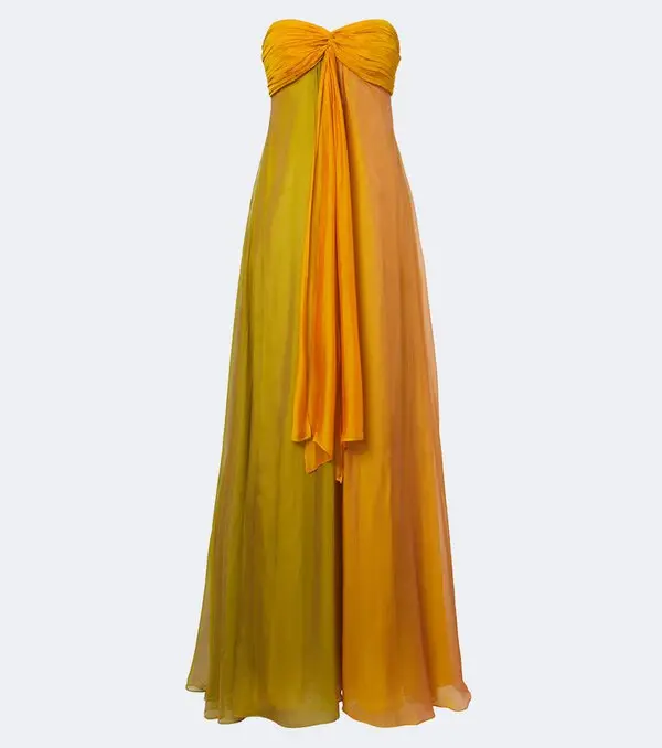 Retrofete Retrof�te Lunaria Chiffon Maxi Dress