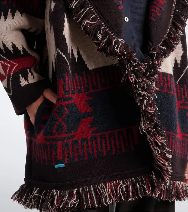 Alanui Icon Jacquard Cashmere Cardigan