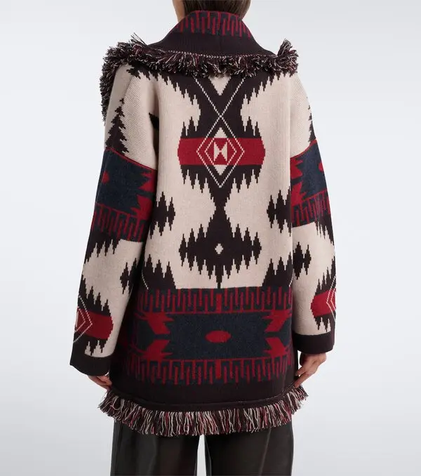 Alanui Icon Jacquard Cashmere Cardigan