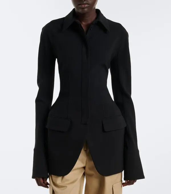 MUGLER Wool-blend Jacket