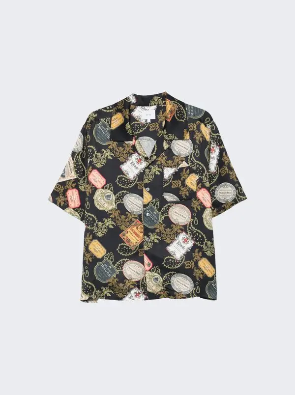 Rhude Bandana Print Button-up Shirt Black - Multi