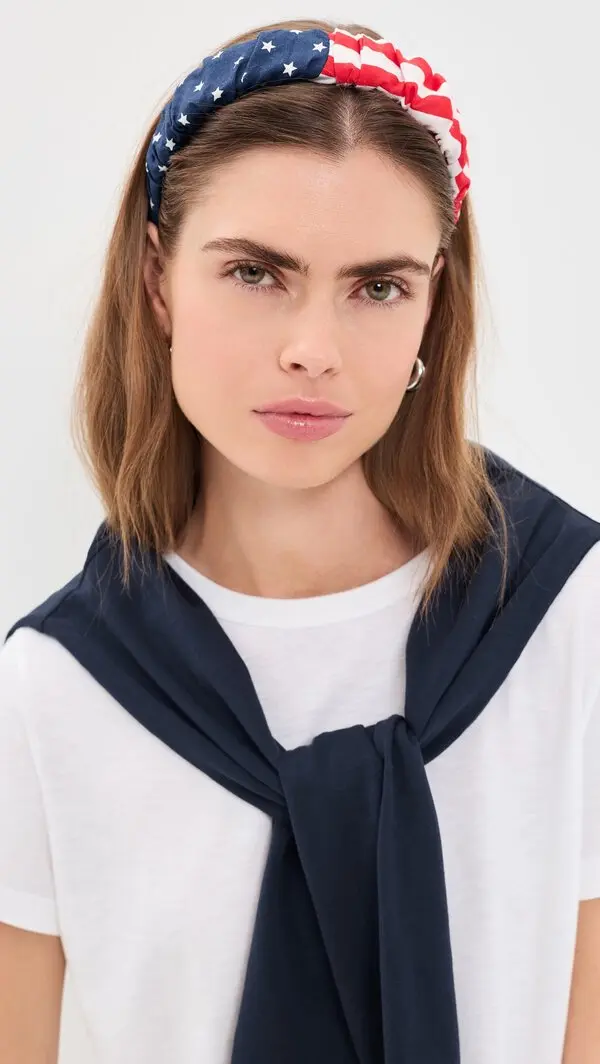 Lele Sadoughi Kelly Stars And Stripes Headband