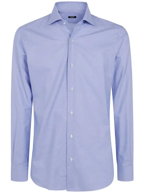 BARBA NAPOLI Shirt Regular Fit "i1u13p0157012.u - Blue