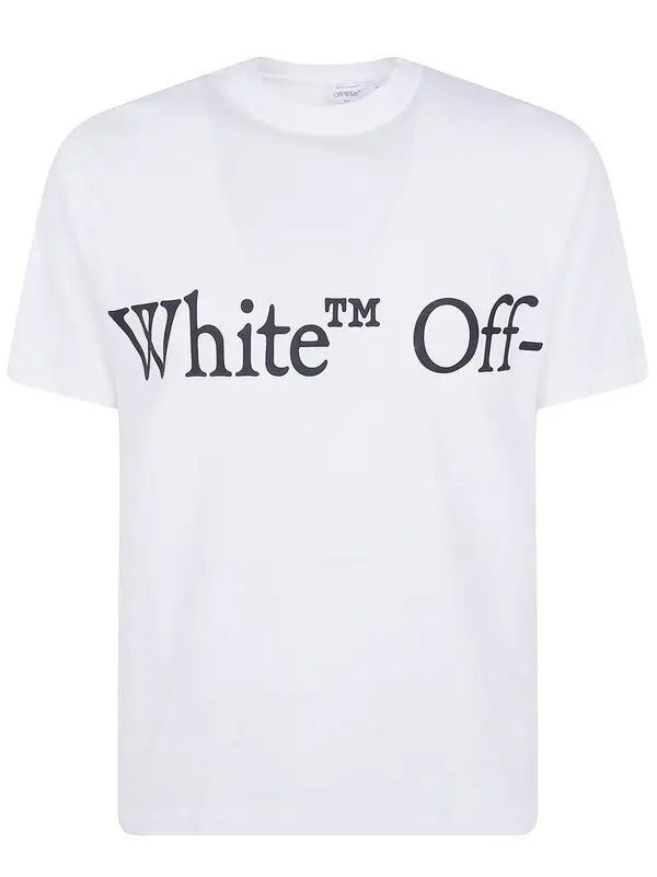 Off-White T-shirt Short Sleeves "bookish Scarf Regular
