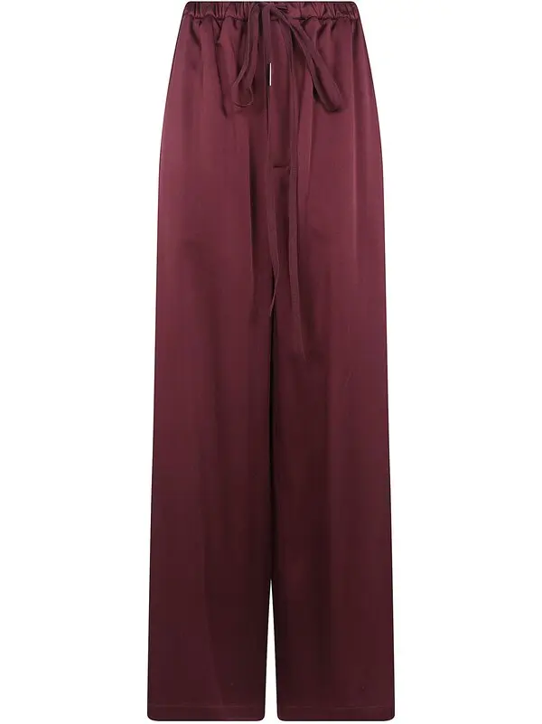 ANN DEMEULEMEESTER Pants Tie-front "nevi - Red