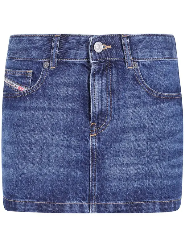 DIESEL® Skirt Denim Mini "de Ron - Blue